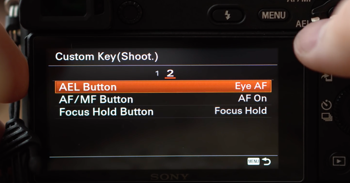 How to set Eye Tracking Autofocus on the a6300 and a7rII | Sony | Alpha ...